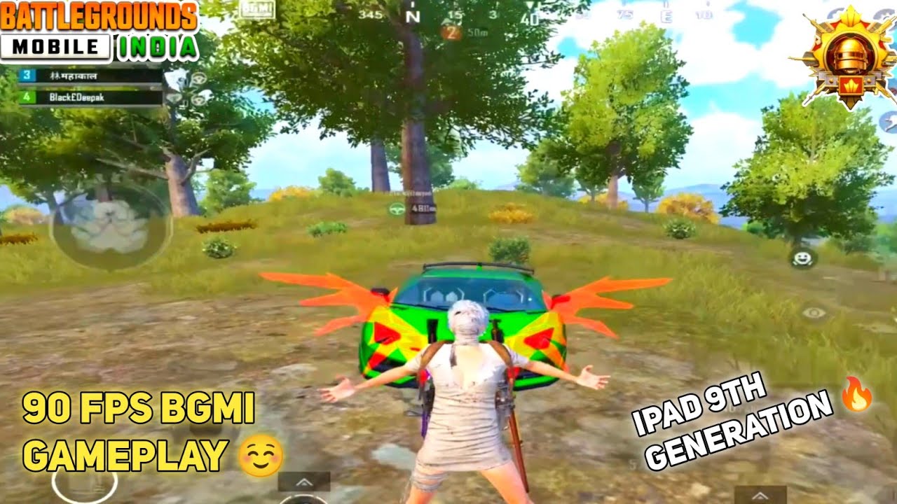 90 FPS 🔥 iPad 9th Generation BGMI Gameplay ☺️ Best Sensitivity iPad 9th ...