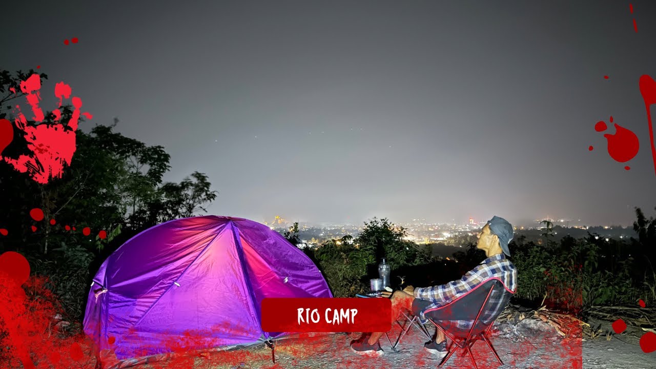 Solo Camping : Menikmti gemerlap lampu kota , ASMR - YouTube