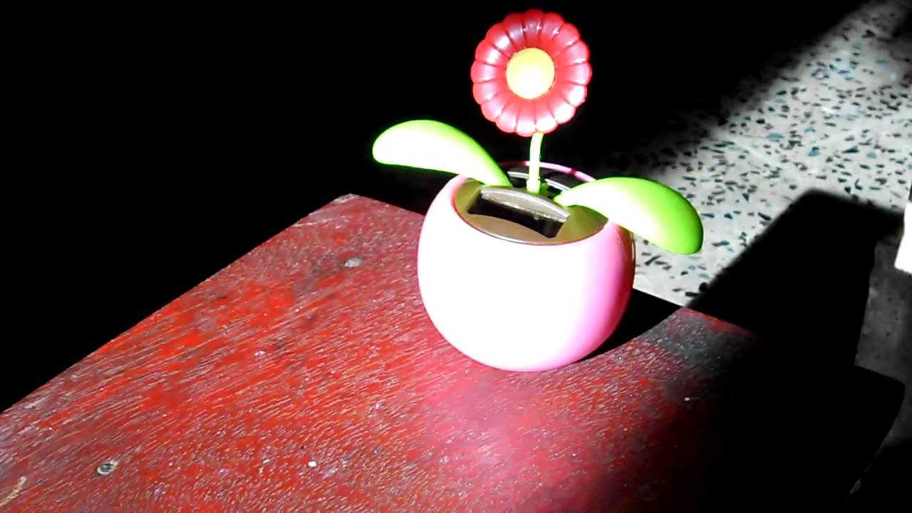 Dancing Flower - Solar Power - YouTube
