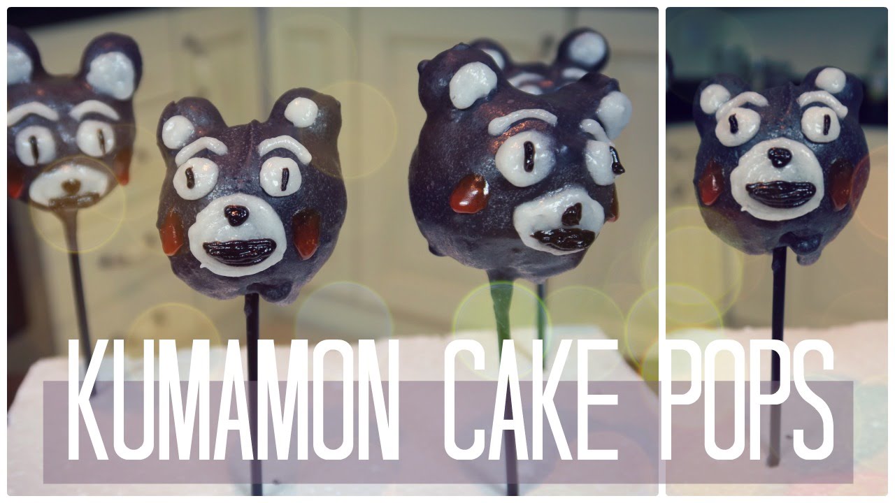 Kumamon Cake Pops - NerDIY - YouTube