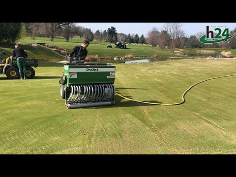 Aération des greens de l'Evian Resort Golf Club avec DryJect & PROFILE ...