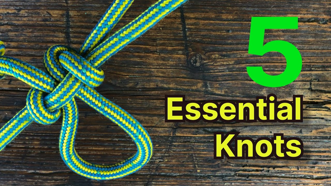 5 Essential Knots for Everyday Life - YouTube