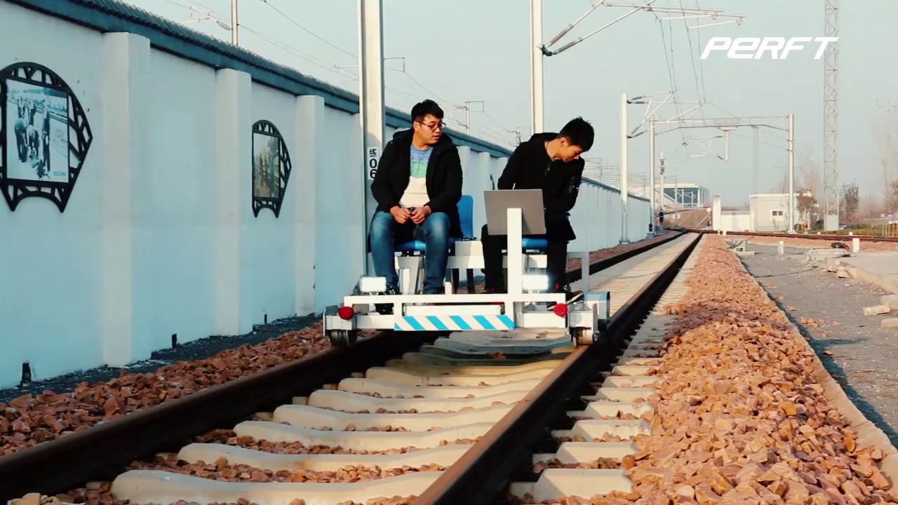 Portable Railway Inspection Vehicle Track Maintenance Trolley - YouTube