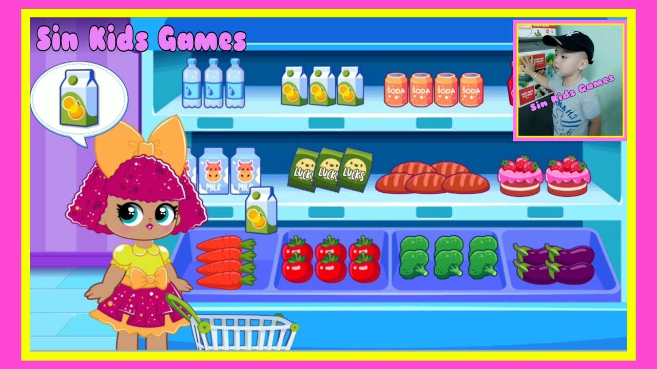 Kids Games Surprise Game Shoping Supermarket 💞 With Children Songs 💞 ...