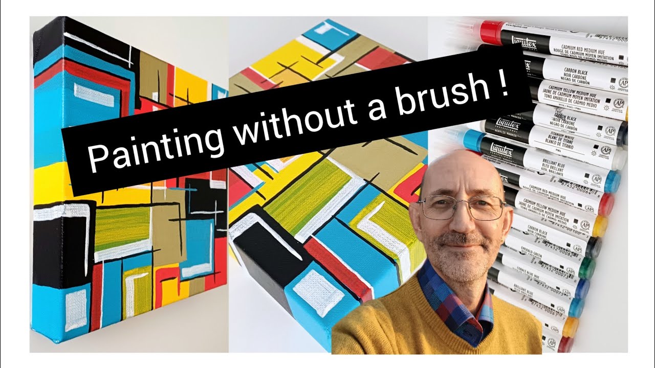 Painting without a brush ! - YouTube