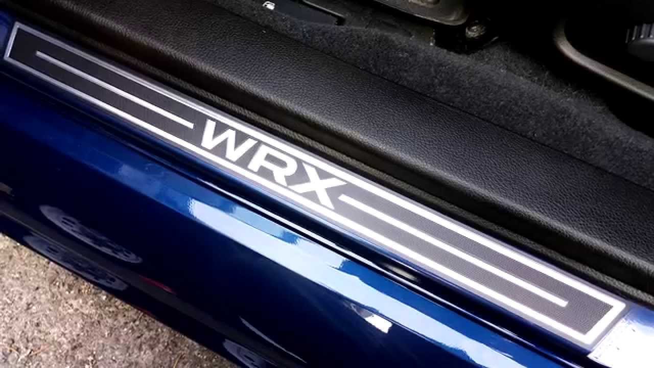 2015 WRX - How to install OEM WRX vinyl door sills - YouTube