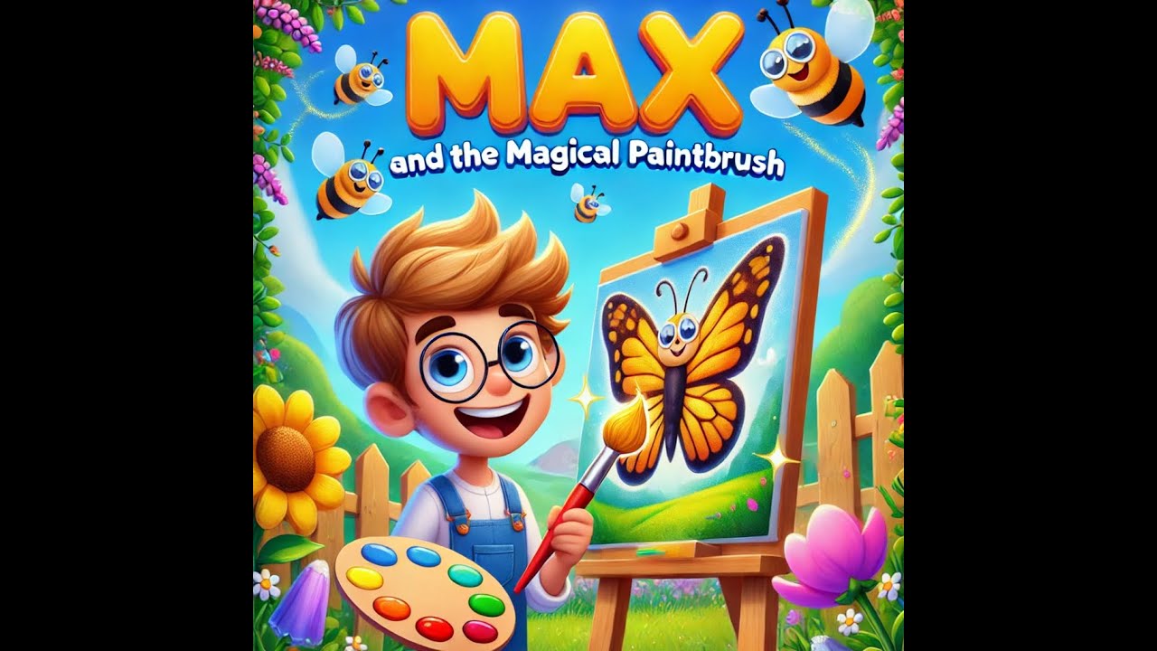 Fun learning story for 1st graders:Max and the Magical Paintbrush ...