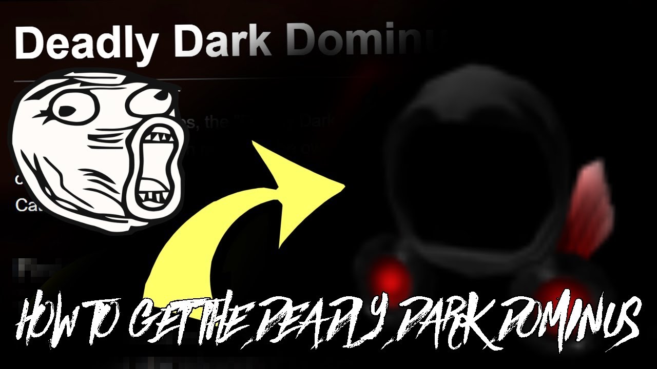 HOW TO GET THE DEADLY DARK DOMINUS HAT IN ROBLOX - YouTube