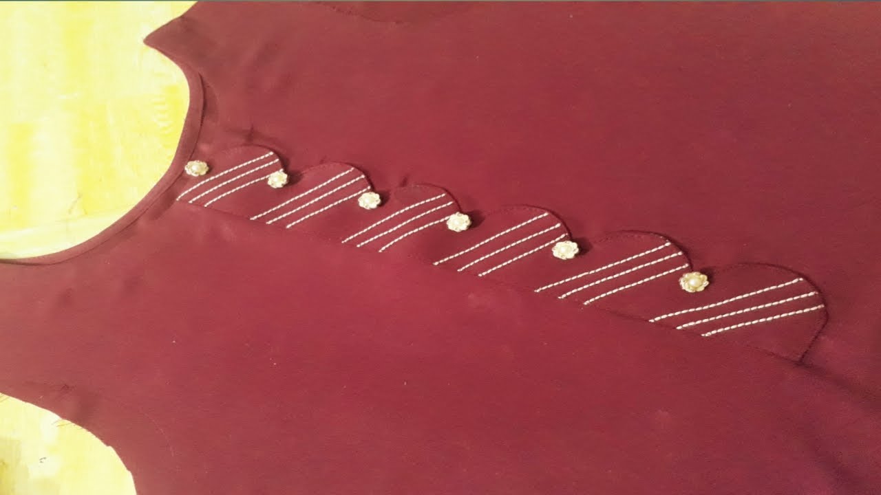 Round Cutwork Neck Design/Boat neck Cutting and Stitching ||Alisha ...