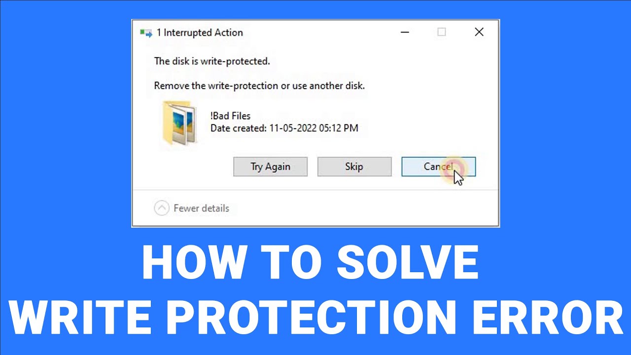how to remove write Protection from drive - YouTube