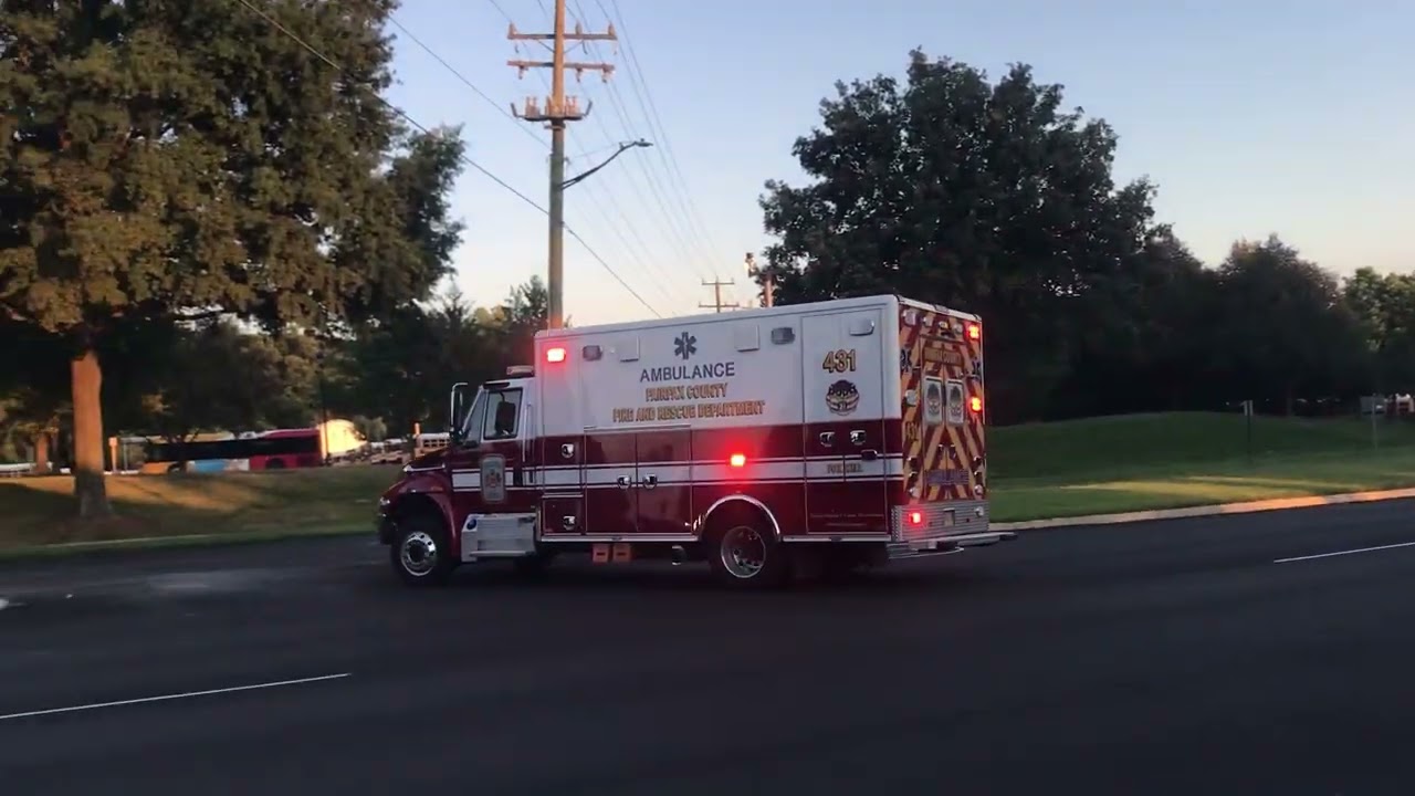 Ambulance 431 I Fairfax County Fire and Rescue - YouTube