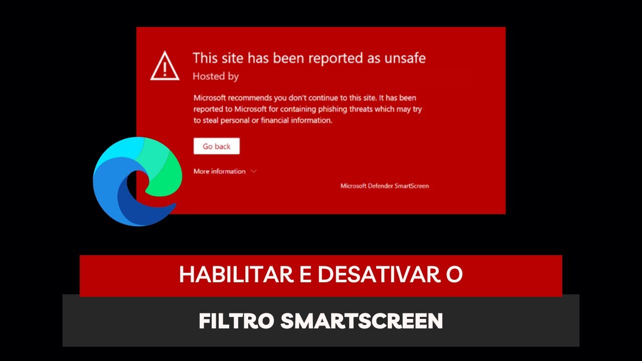 Como Habilitar e Desativar o Filtro SmartScreen No Microsoft Edge - YouTube