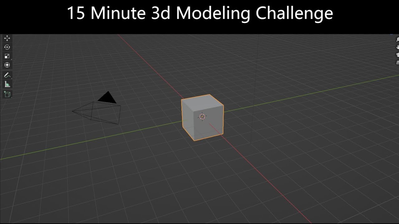 15 minute 3d modeling challenge! - YouTube
