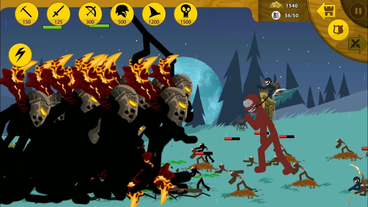 stick war legacy Game play giant team vs kai rider(destroy kai rider ...