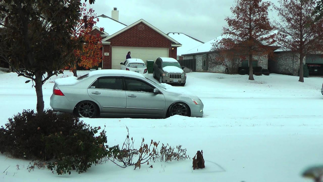 Low car problems - Car stuck in snow - YouTube