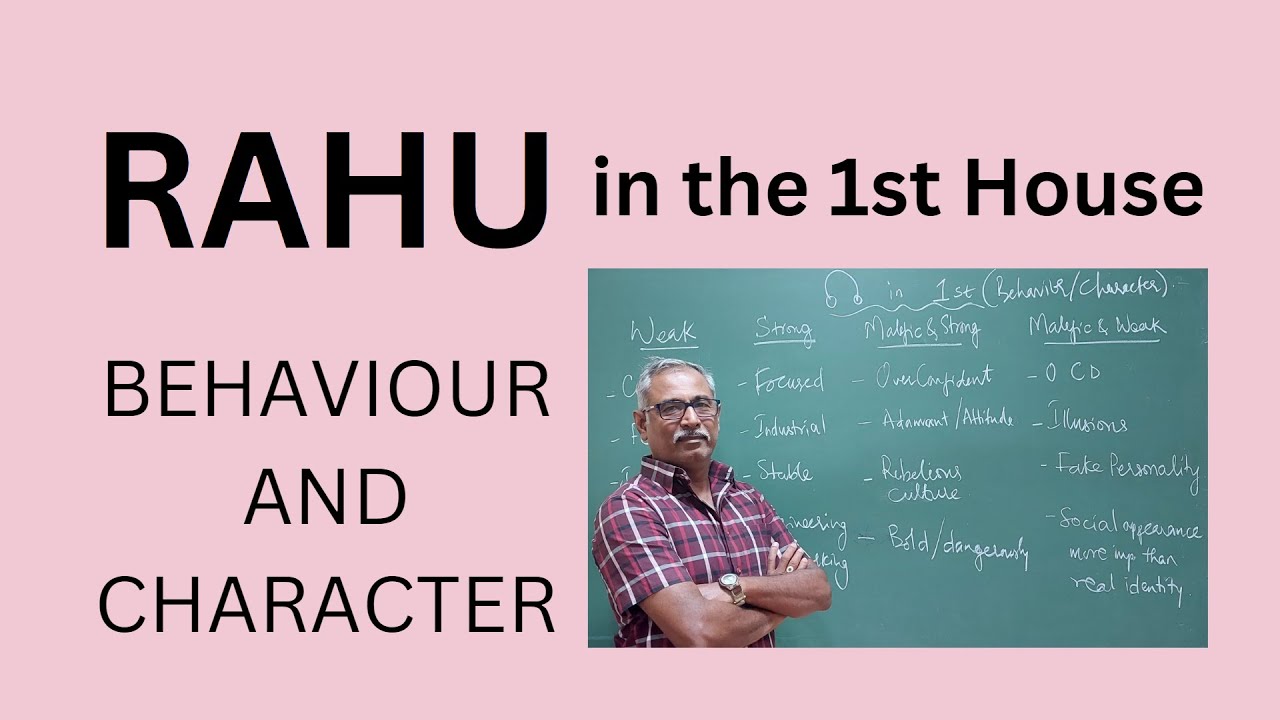 Class - 283 // Rahu in the 1st house / Ascendant - Behaviour and ...