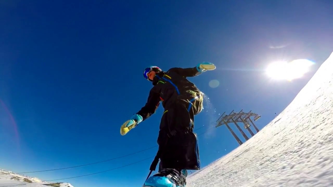 Raceboard / Carving / Snowboarding / Surf Alpin (slow motion) - YouTube