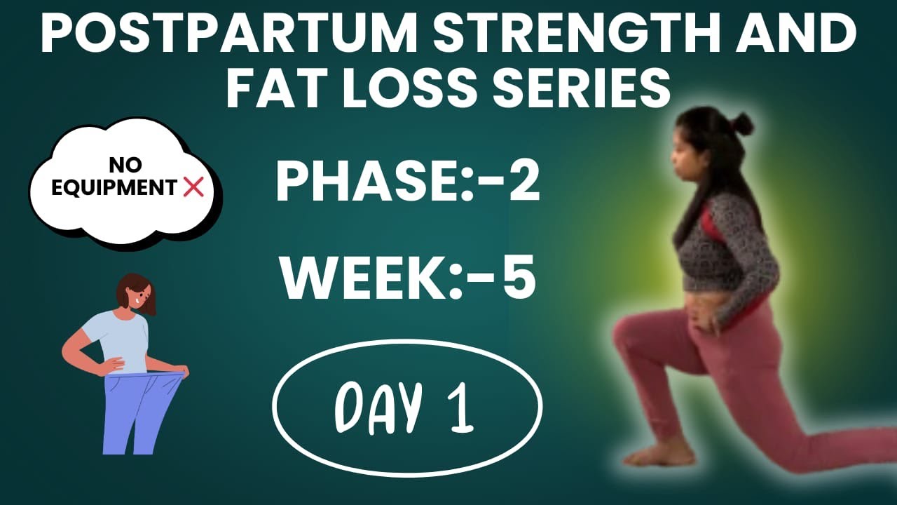 Postpartum Core & Glutes Workout | Week 5 Day 1 | Strength & Fat Loss ...