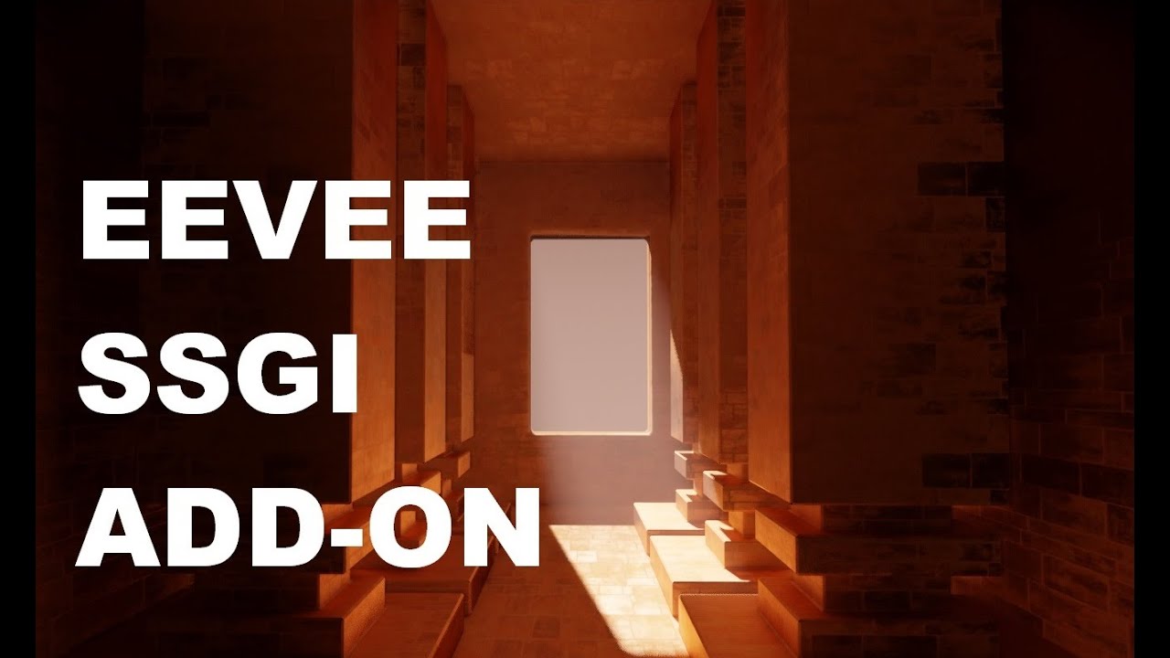 Blender 2.83 Eevee SSGI add-on - YouTube