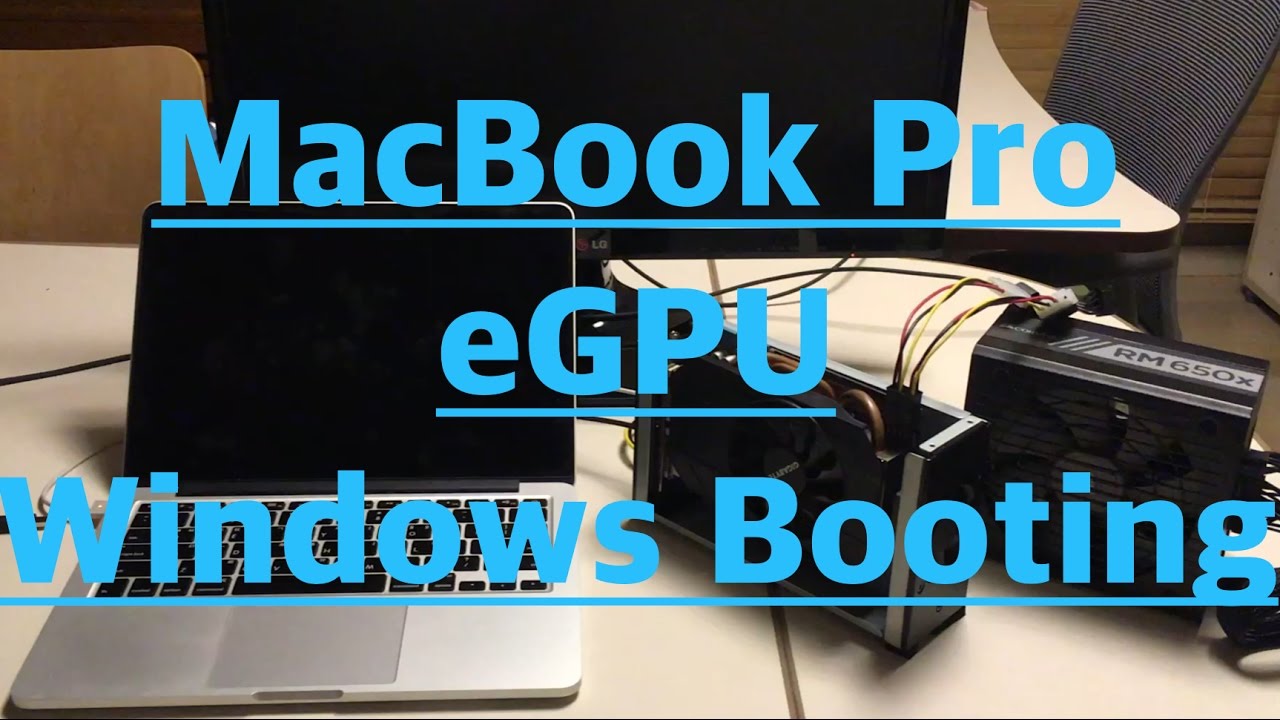eGPU Windows Booting example - YouTube