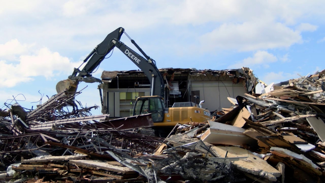 Cardinal Muench Seminary Demolition - YouTube