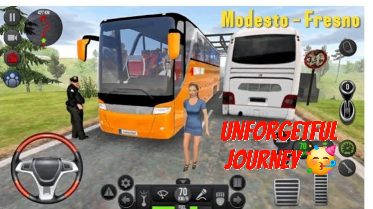 Driving in rain||Got an accident|Urban Express: Bus Simulator 2 - YouTube