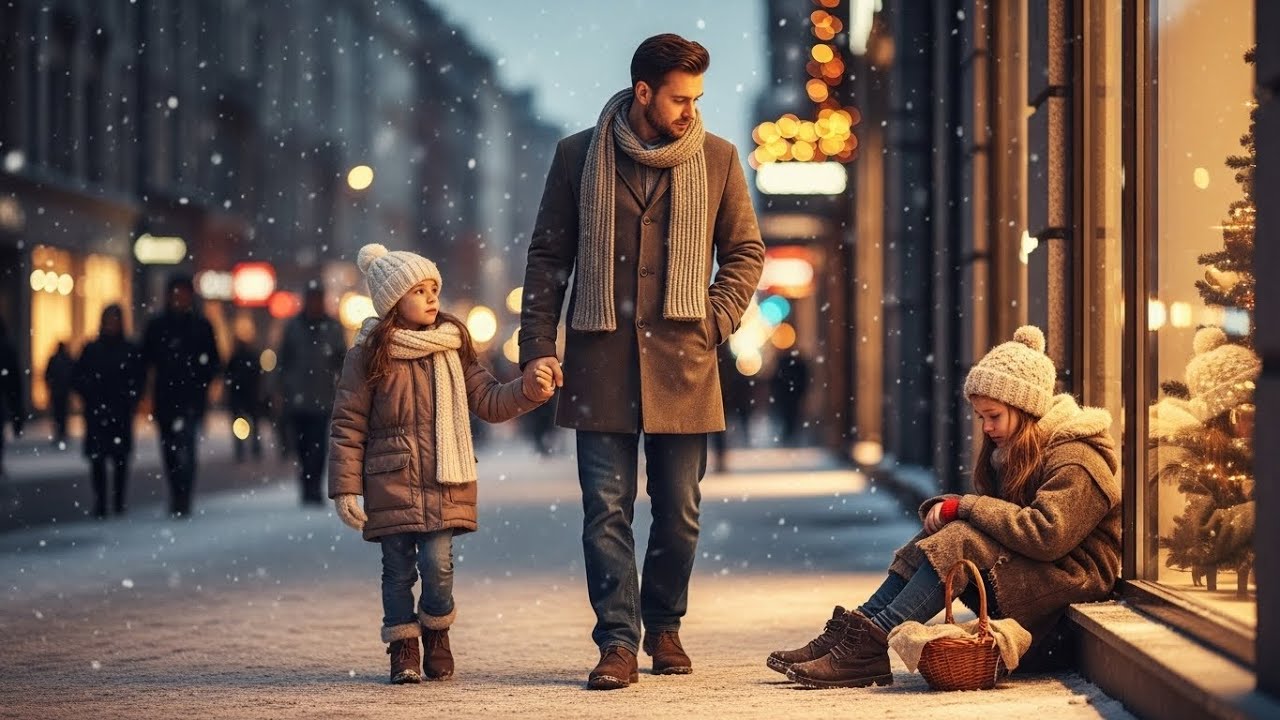 She Stood Alone Selling Bread on Christmas Eve… Then a Single Dad ...