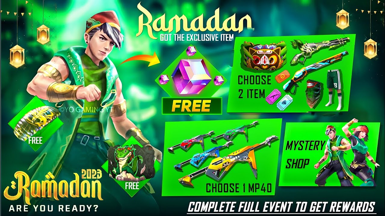 Ramadan event free fire - YouTube
