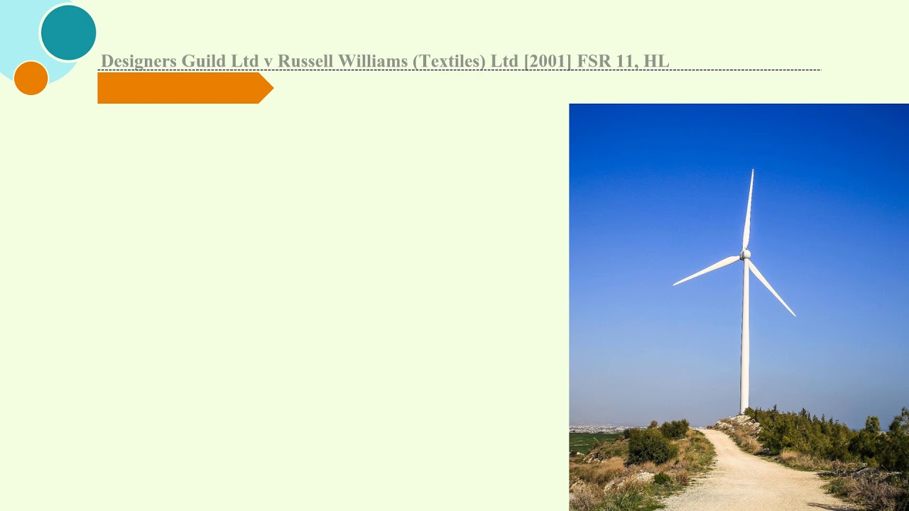 [Intellectual Property Law Case] Designers Guild Ltd v Russell Williams ...
