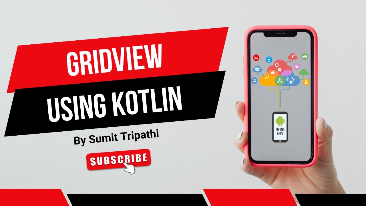 GridView with Clickable Images | B.Sc.C.S Android Practical 3 | Sumit Tripathi - YouTube