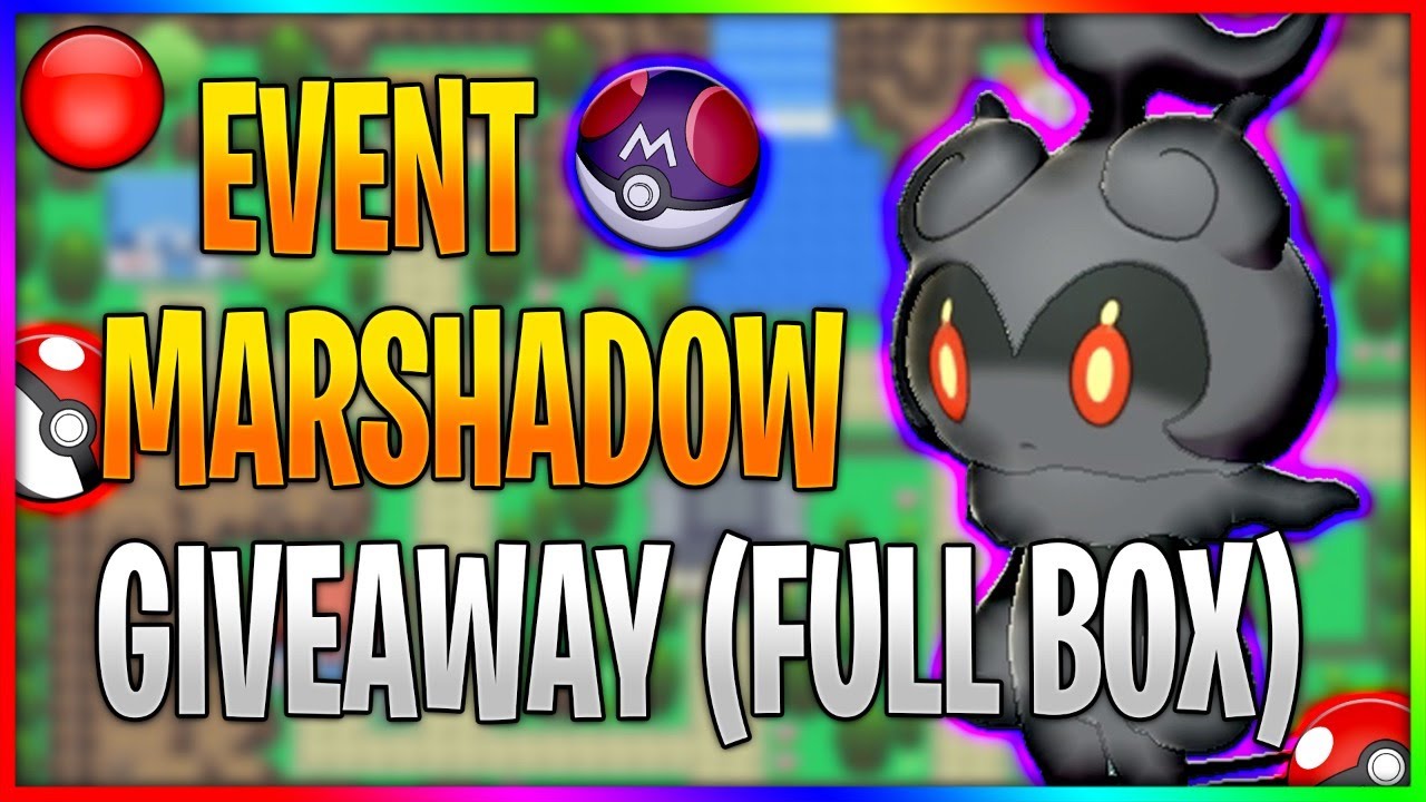 🔴 LIVE Event Marshadow + Master Ball Giveaway #2 (Full Box) | Pokémon ...