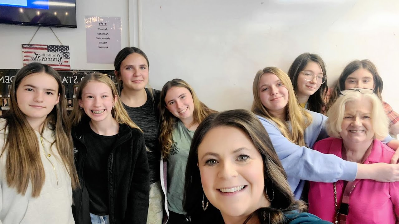 Career class at Grace Christian with Chief Meteorologist Melissa Frey ...