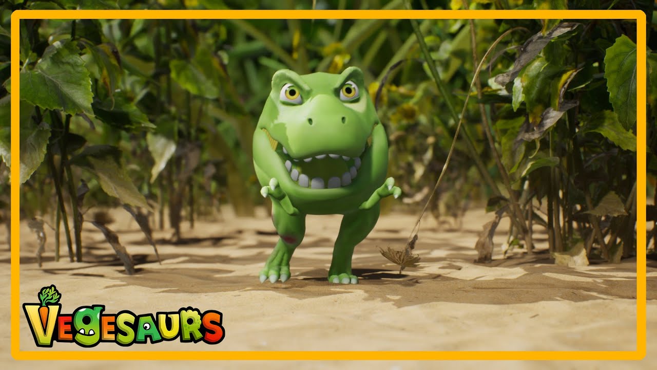 Mamma Pea-Rex - Exciting clips 🥕😊 - Compilation - Vegesaurs - YouTube