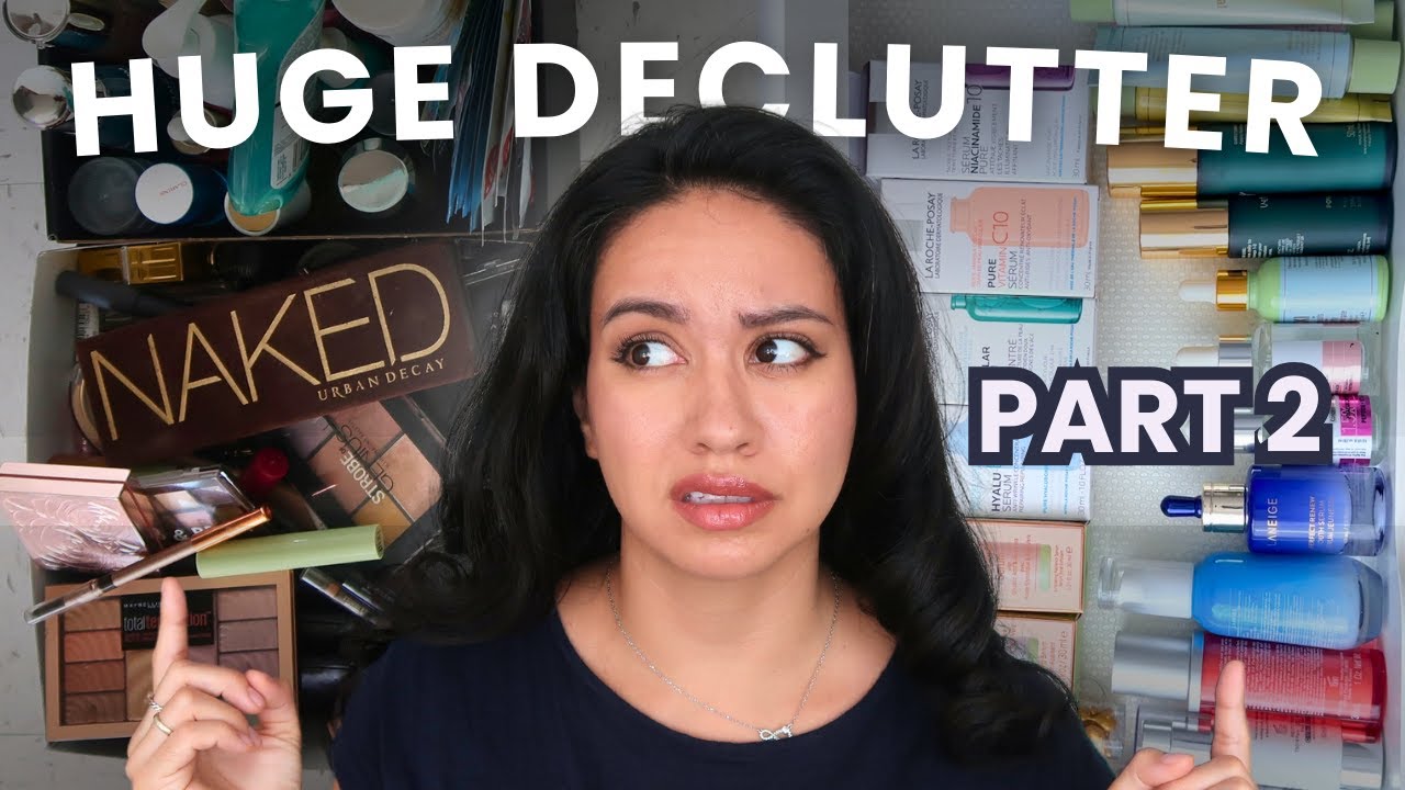 Makeup DECLUTTER and organization 2024 Part 2 - YouTube