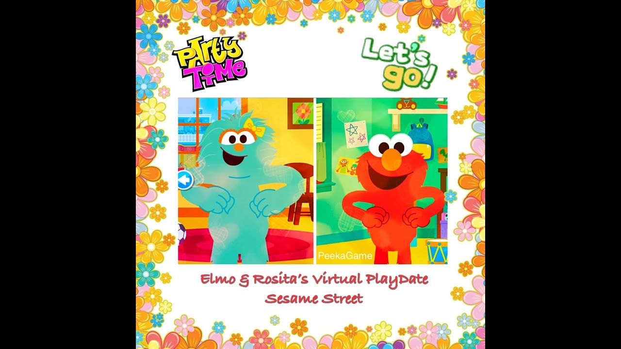Elmo & Rosita’s Virtual PlayDate | Sesame Street | Dance Party | Dance ...