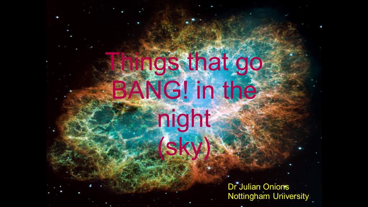 Cleveland and Darlington Astronomical Society - Things that go Bang in ...