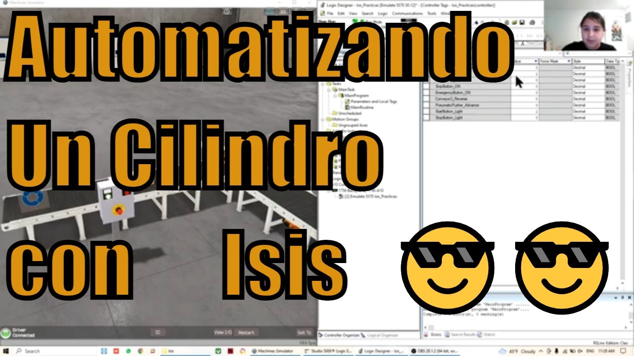 PLC Basico, Segunda Practica con Isis y Machines Simulator - YouTube