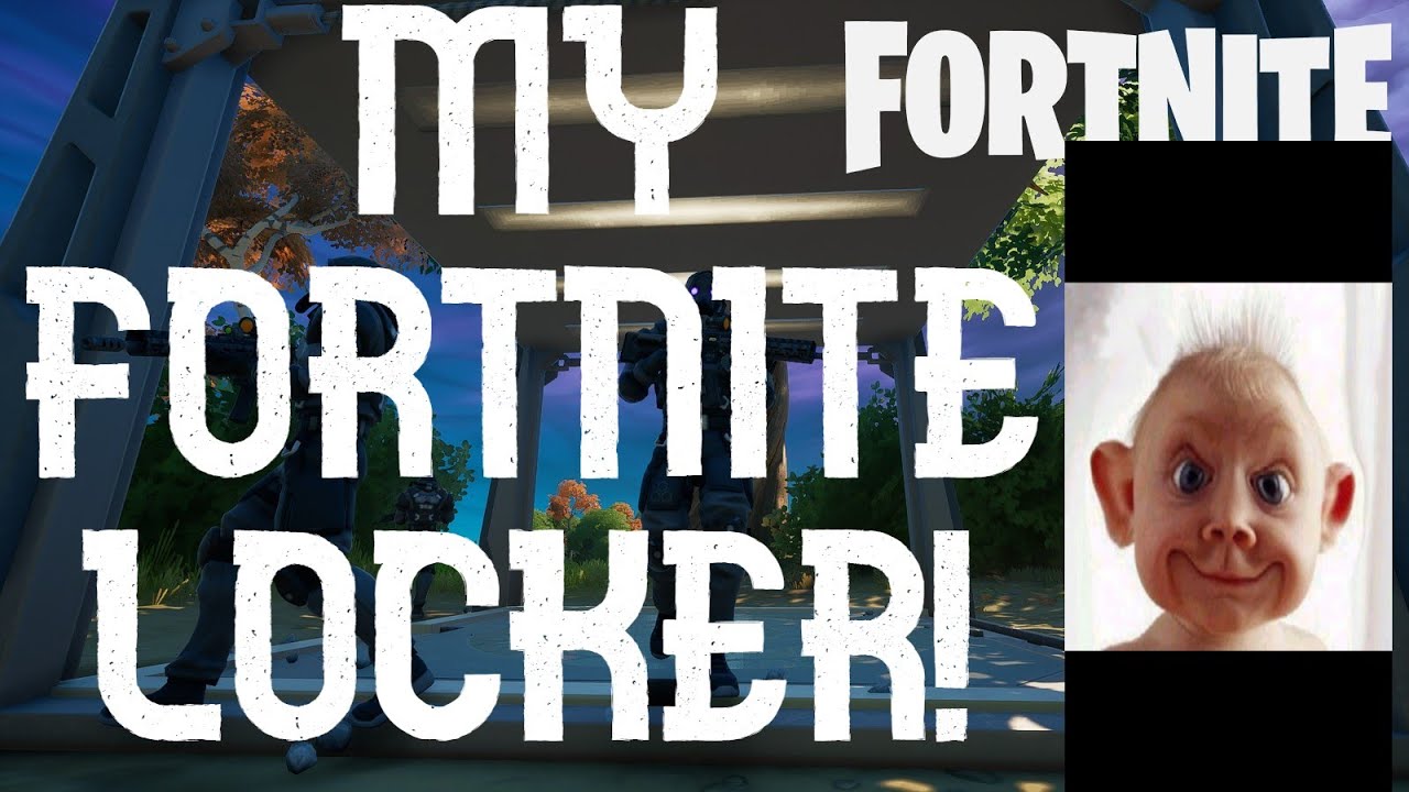 FORTNITE LOCKER REVEAL! (trying out new intro maker!) - YouTube