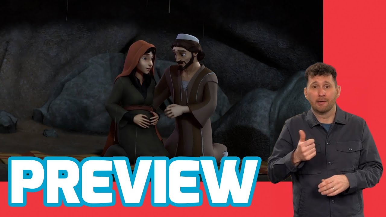 Superbook UK | Chris, Joy & Gizmo Meet Mary and Joseph Before Jesus Is ...