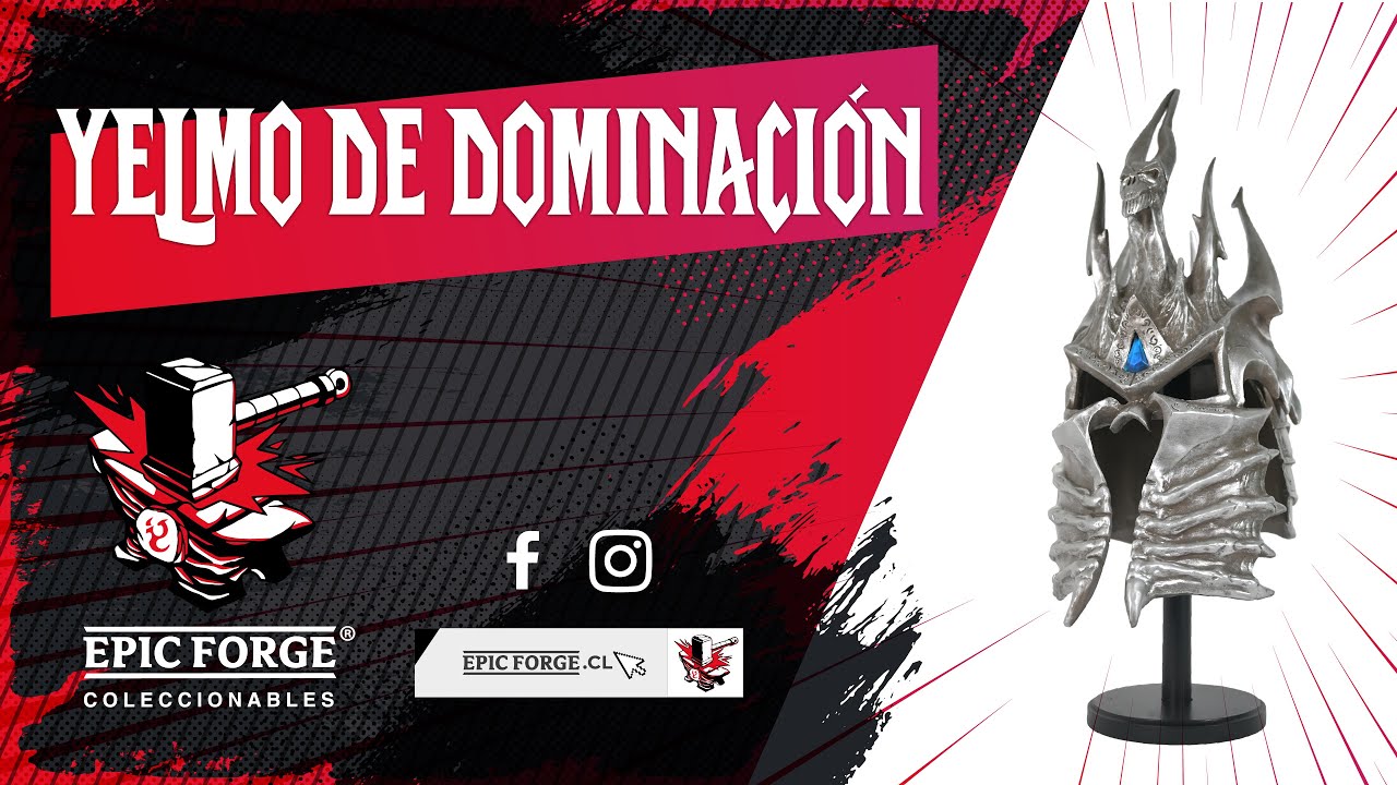 Yelmo de dominación - yelmo decorativo de resina para controlar la ...