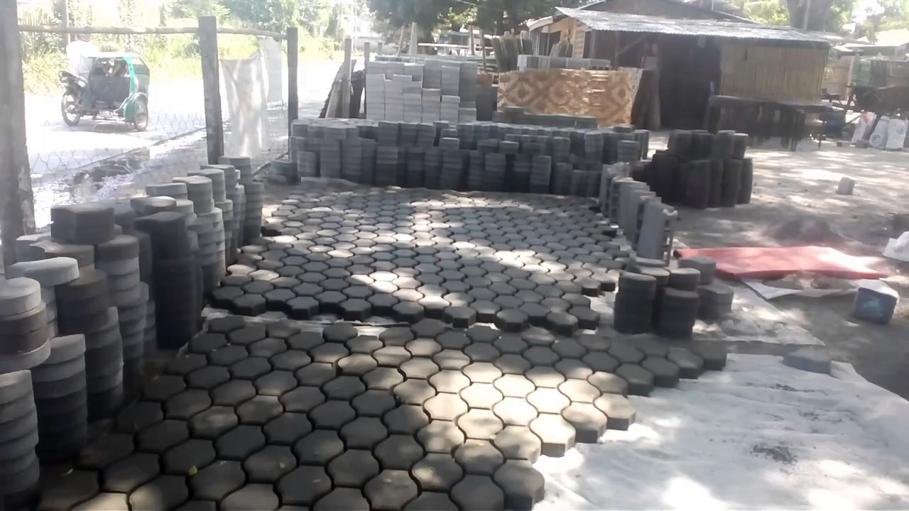 hollow block maker in the philippines - YouTube