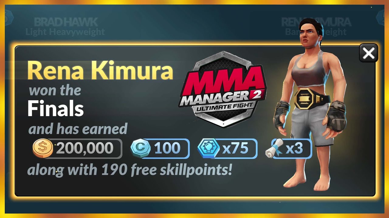 MMA Manager 2: Ultimate Fight - Bantamweight. First Time Winning the ...