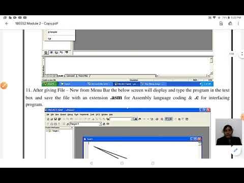 Lecture Video1 18EE52 Module 2 Basic of Installing Keil U Vision3 Software Ramya K - YouTube