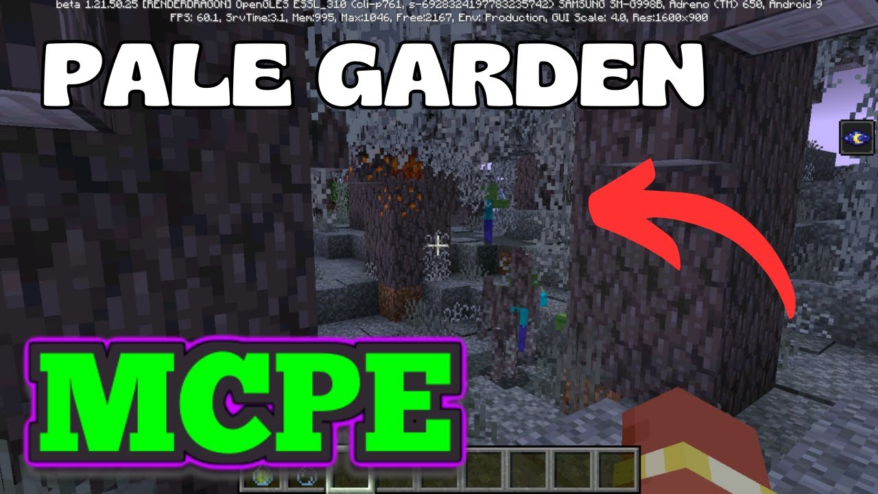 Como ACHAR Bioma PALE GARDEN (Jardim Pálido) no Minecraft 1.21.x MCPE ...
