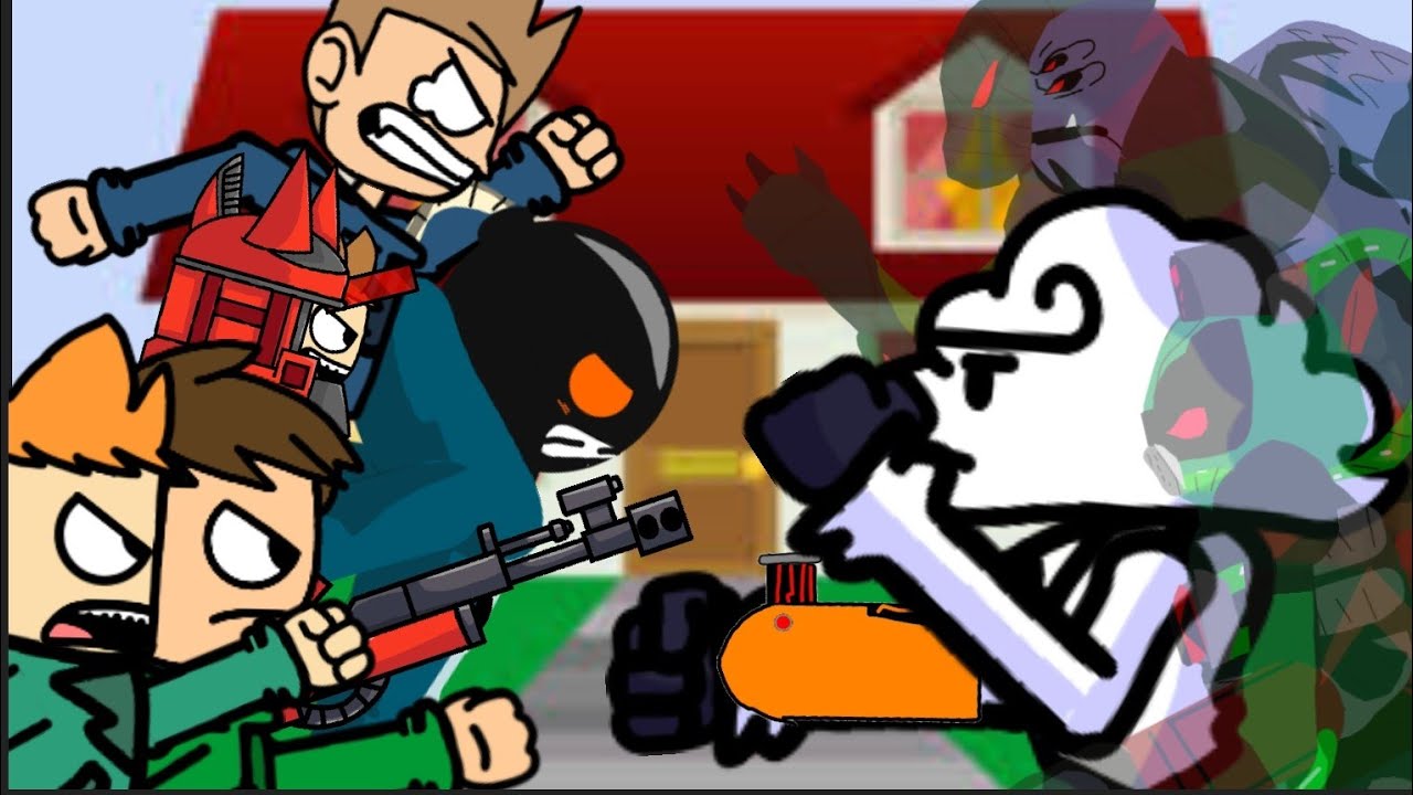 (dc2-fnaf-fnf-eddsworld) Whitty & eddsworld vs updike & Omnitrix THE ...