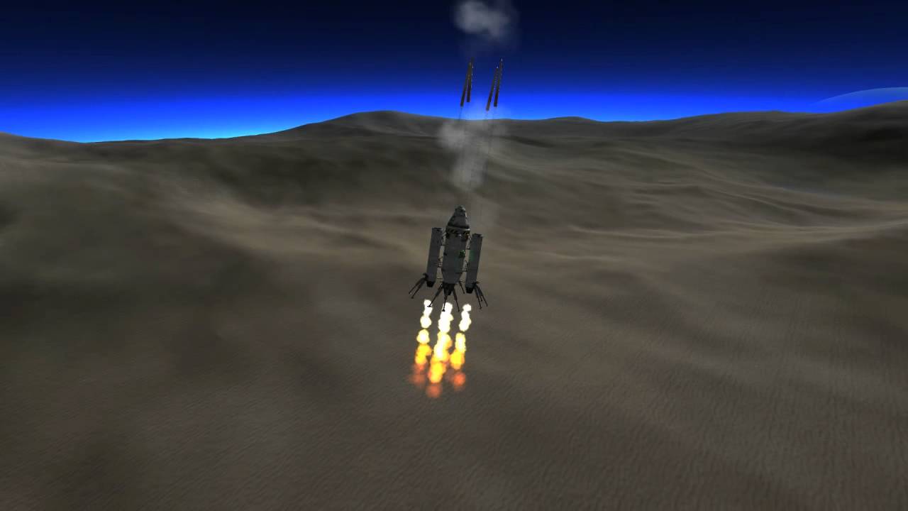 KSP mission 15 - Laythe rescue mission, Kerbals on Laythe | KSP 0.17 ...