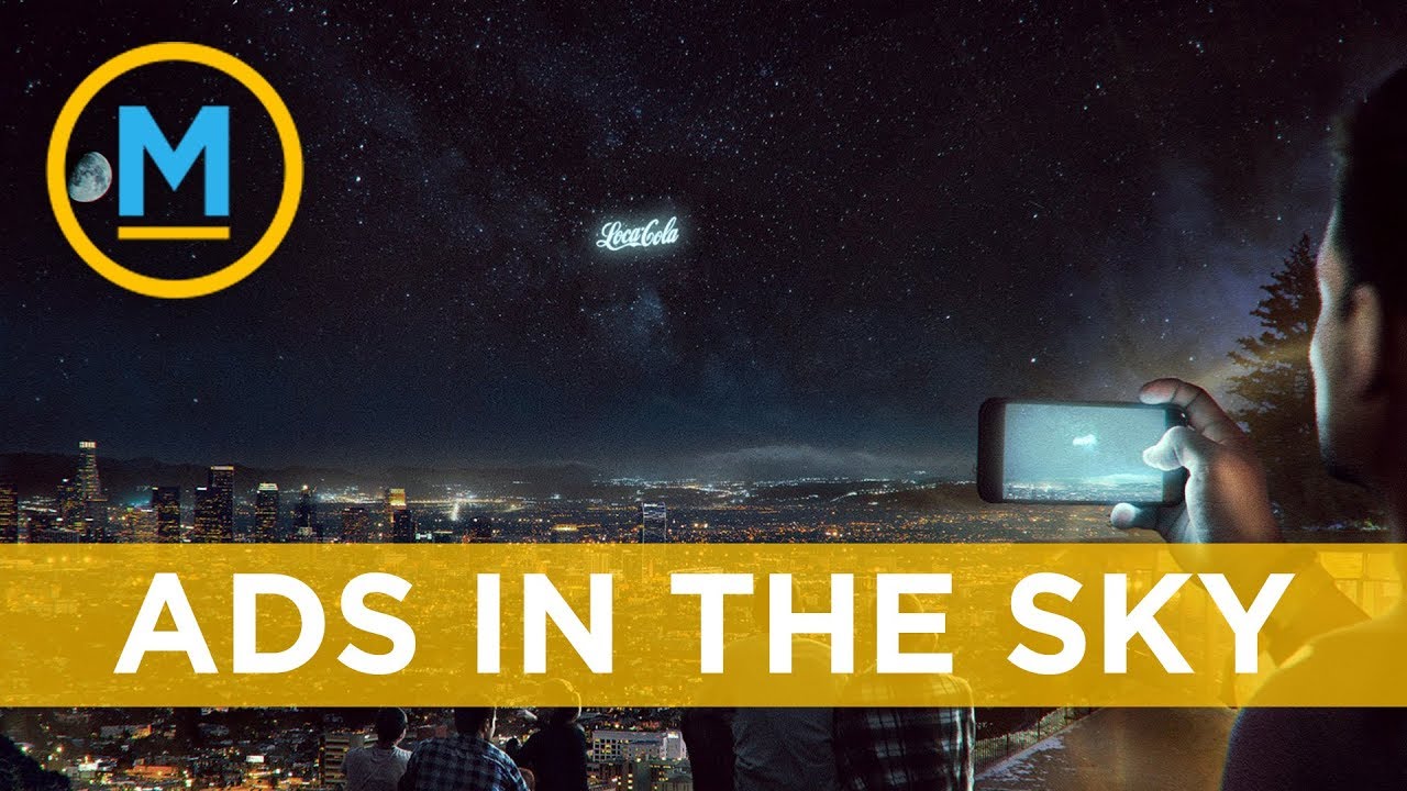 This Russian startup wants to put advertisements in the night sky | Your Morning - YouTube