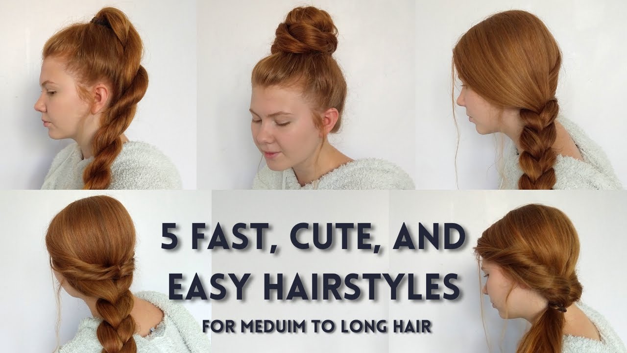 How to have cute hair in a crunch: 5 cute, fast, and EASY hairstyles ...