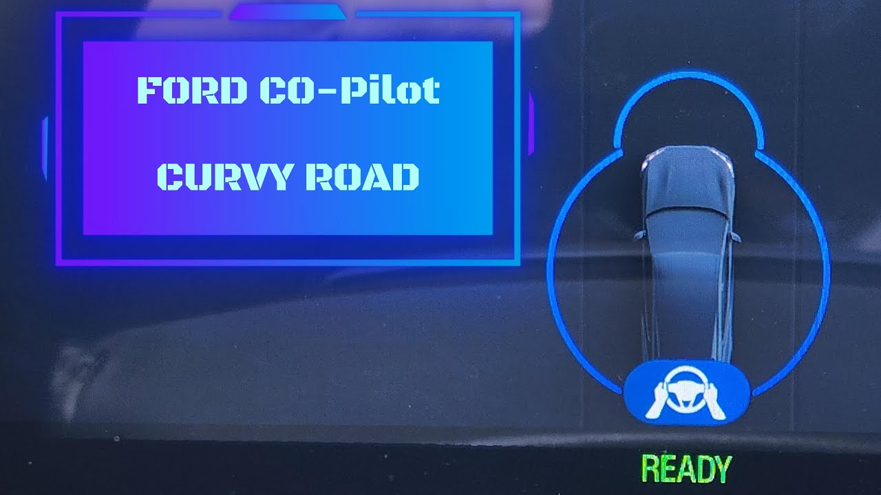 Ford Co-pilot system handling a (sort of) curvy road - YouTube