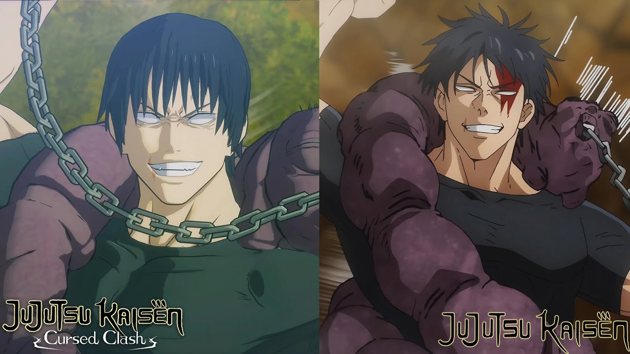 Toji fushiguro Special Attacks (Anime VS Game) Comparsion - Jujutsu ...